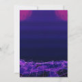 Purple Neon Birthday Party Invitation | Zazzle