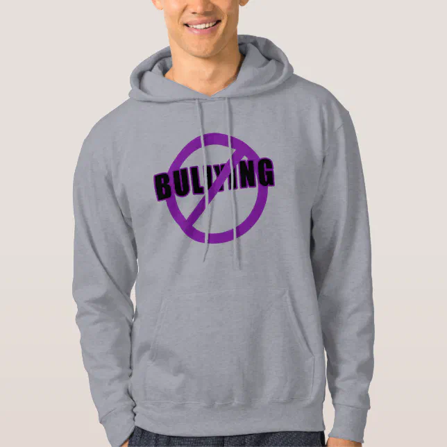Purple NO BULLYING T-shirts and Buttons | Zazzle