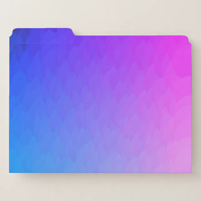 Purple Ombre Flame File Folders | Zazzle