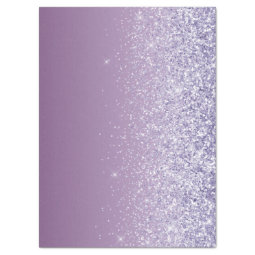 Purple Ombre Glitter Tissue Paper | Zazzle
