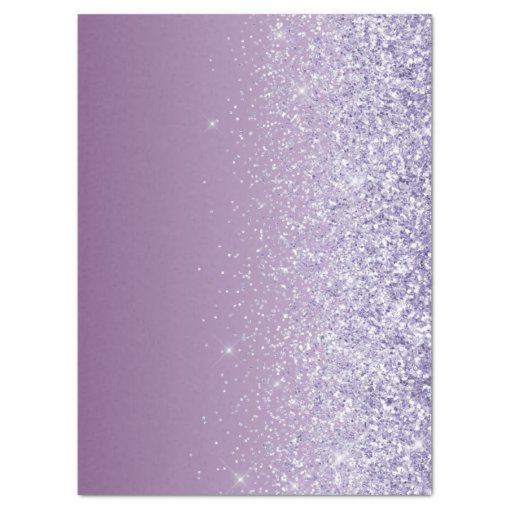Purple Ombre Glitter Tissue Paper | Zazzle