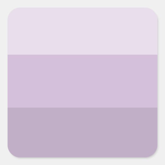 Purple Ombre Striped Square Sticker | Zazzle.com