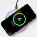 purple opal design wireless charger | Zazzle