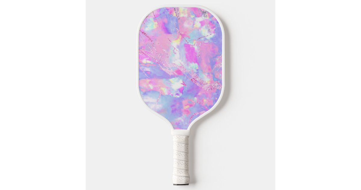purple opal photo pickleball paddle | Zazzle
