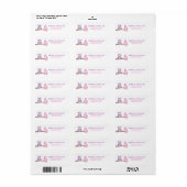 Purple Owl Custom Address Labels | Zazzle