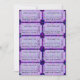 Purple Party Raffle Tickets for Invitations | Zazzle