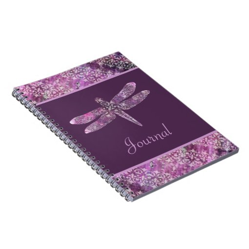 Purple Patina: Dragonfly Notebook | Zazzle