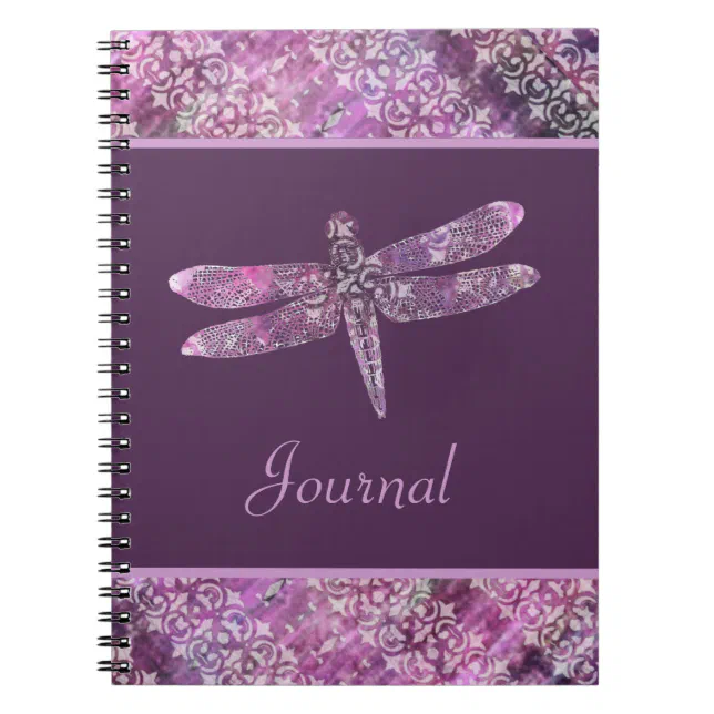 Purple Patina: Dragonfly Notebook | Zazzle