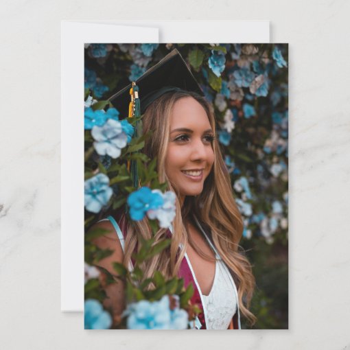 Purple Photo Medical Law School Graduation Party Invitation | Zazzle