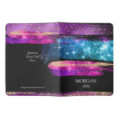 Purple Pink Blue Glitter Stars &Brush Strokes Name Extra Large ...