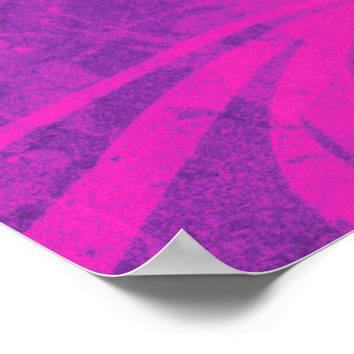 Purple Pink Floral Swirl Flourish Girly Pattern Poster | Zazzle