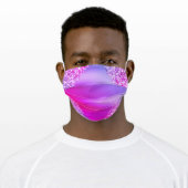 Purple Pink Glitter Sparkle Metallic COVID-19 Adult Cloth Face Mask ...