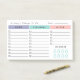 Purple Pink Minimalist Daily Organizer To Do List Post-it Notes | Zazzle