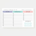 Purple Pink Minimalist Daily Organizer To Do List Post-it Notes | Zazzle
