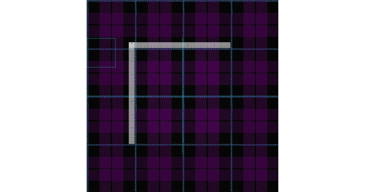 Purple Plaid fabric with blue stripe print | Zazzle