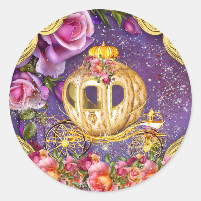 Purple Princess Stickers | Zazzle