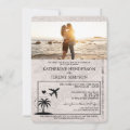 Purple Puerto Rico Passport Wedding Invitation | Zazzle