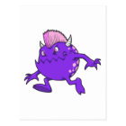 Goofy Purple Monster Postcard | Zazzle.com