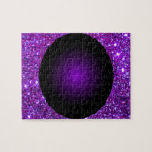 Purple Purple Sparkle Optical Illusion Art Jigsaw Puzzle | Zazzle