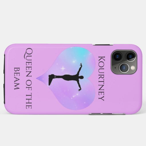 Purple Queen Of The Beam Gymnastics iPhone Case | Zazzle