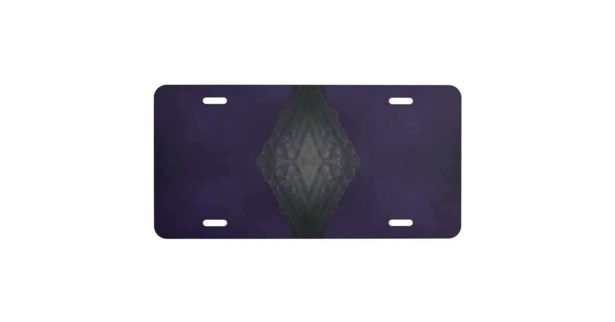 Purple Rain License Plate | Zazzle