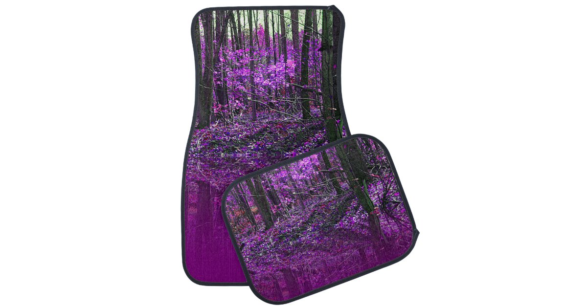 Purple Reflections Car Floor Mat | Zazzle