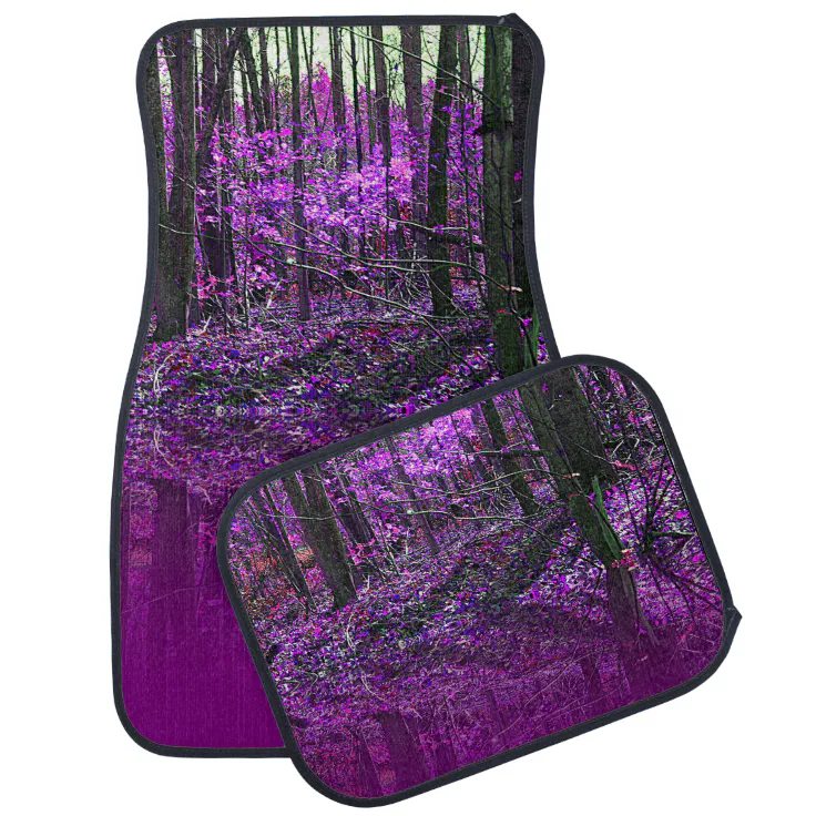 Purple Reflections Car Floor Mat | Zazzle