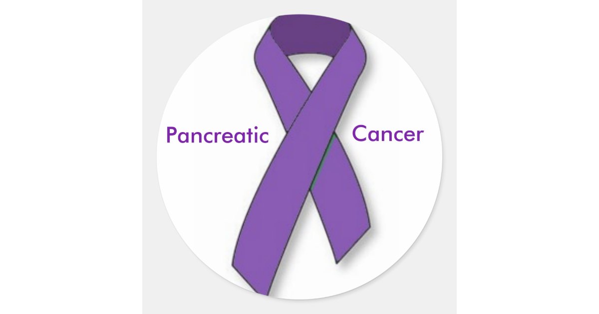 Purple Ribbon Stickers | Zazzle