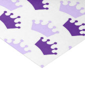 Purple Royal Crowns Fairytale Princess Baby Shower Tissue Paper | Zazzle