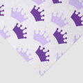 Purple Royal Crowns Fairytale Princess Baby Shower Tissue Paper | Zazzle
