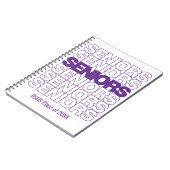Purple Seniors Seniors Seniors Notebook | Zazzle