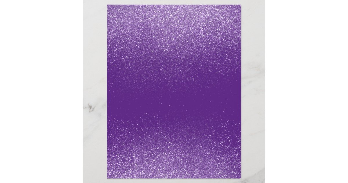 Purple Shimmer Glitter Dust Scrapbook Paper | Zazzle