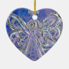 Purple Silver Angel Ornament | Zazzle.com