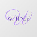 Purple Simple Monogram Name & Initial Wall Decal | Zazzle