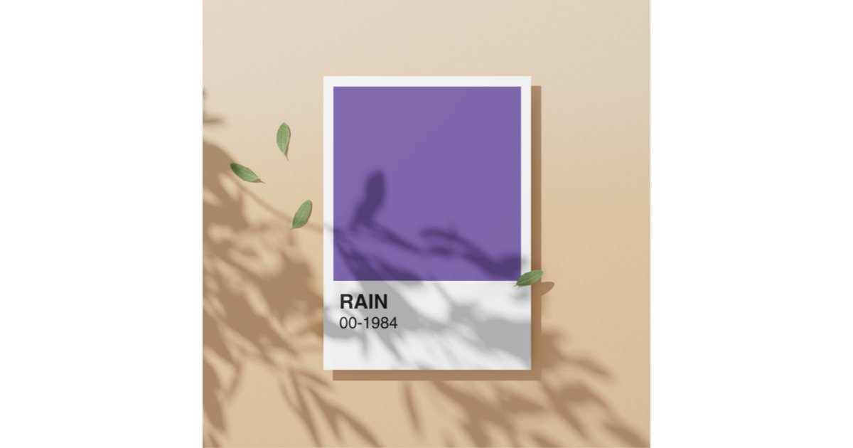 Purple Song Album - White Border Poster | Zazzle