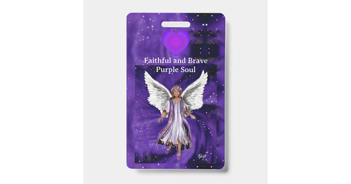 purple soul badge | Zazzle
