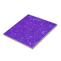 Purple Sparkle Glitter Custom Design Your Own Tile | Zazzle