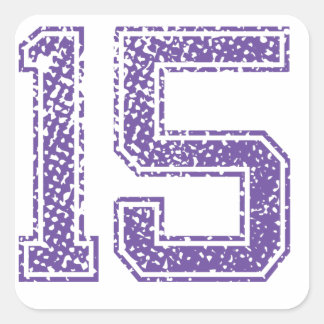 Number 15 Stickers | Zazzle