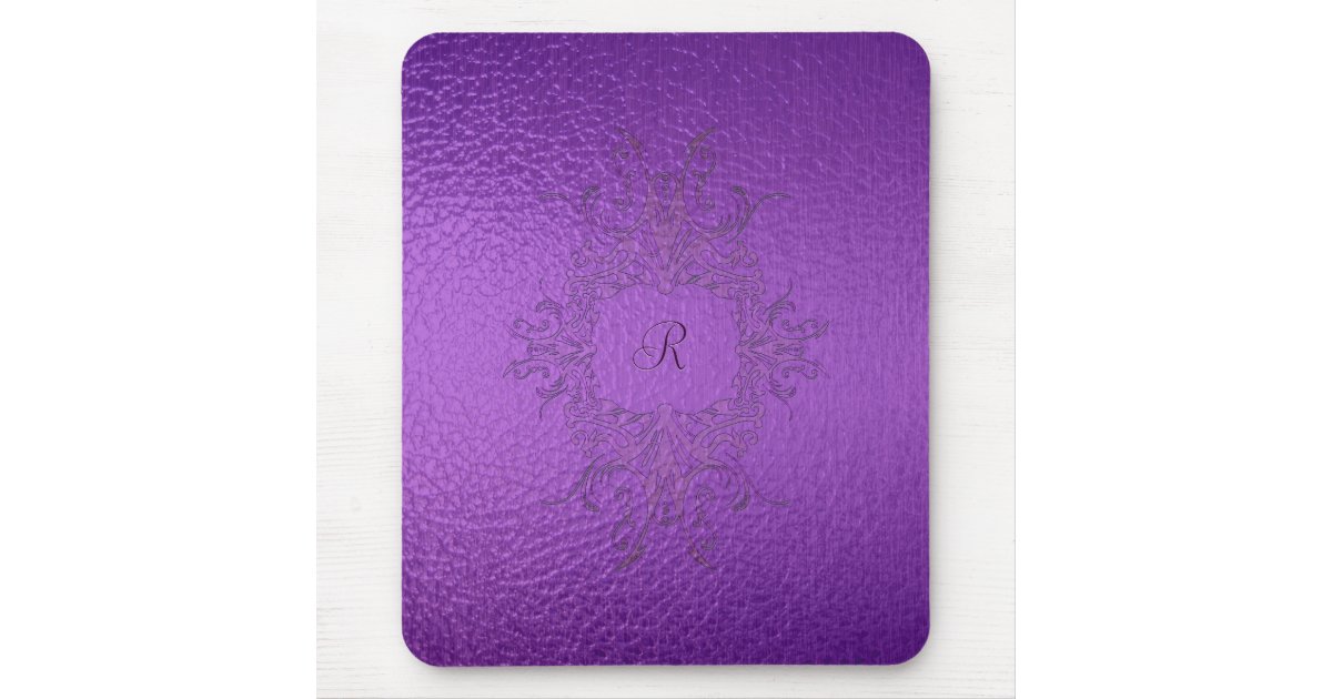Purple Stained Glass Mouse Pad | Zazzle