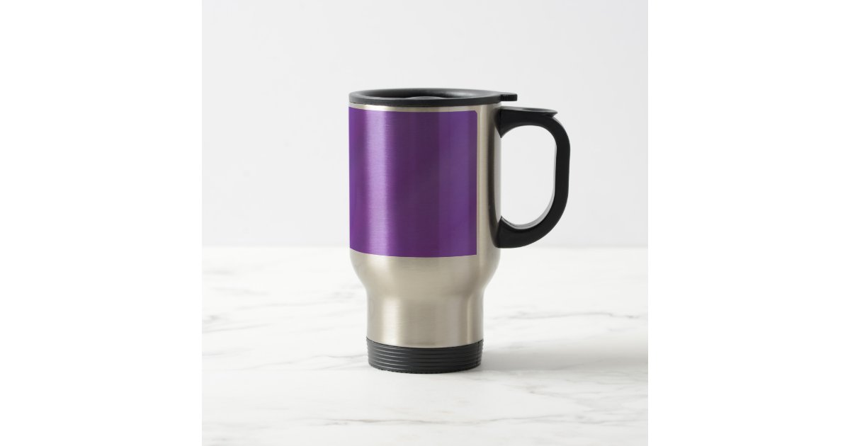 Purple Stainless Steel Travel Mug | Zazzle