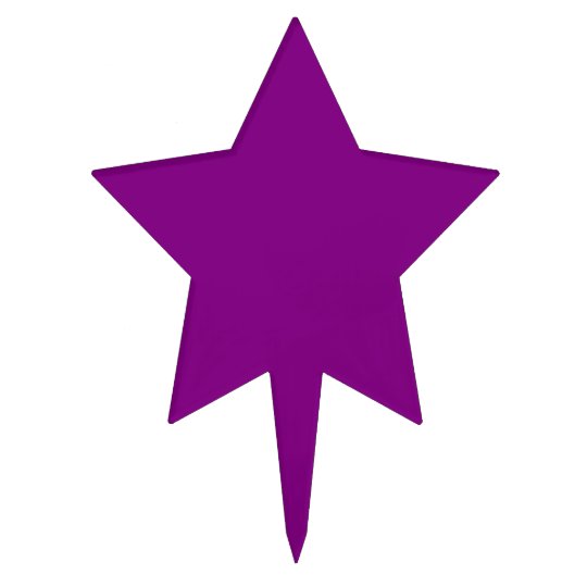 Purple Star Cake Topper | Zazzle.com