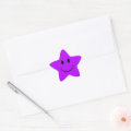 Purple Star Stickers | Zazzle
