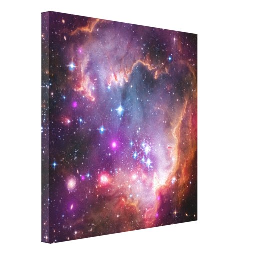 Purple Stars Galaxy Space Astronomy Canvas Print | Zazzle