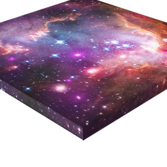 Purple Stars Galaxy Space Astronomy Canvas Print | Zazzle
