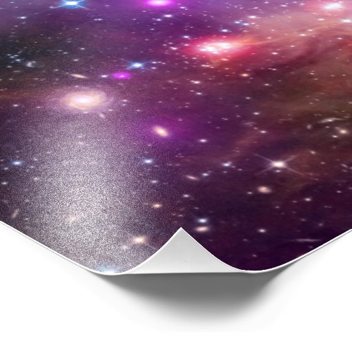 Purple Stars Galaxy Space Astronomy Photo Print | Zazzle