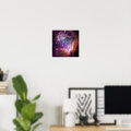 Purple Stars Galaxy Space Astronomy Poster | Zazzle