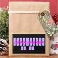 Purple Stenographer Steno Machine Keys Rectangular Sticker | Zazzle
