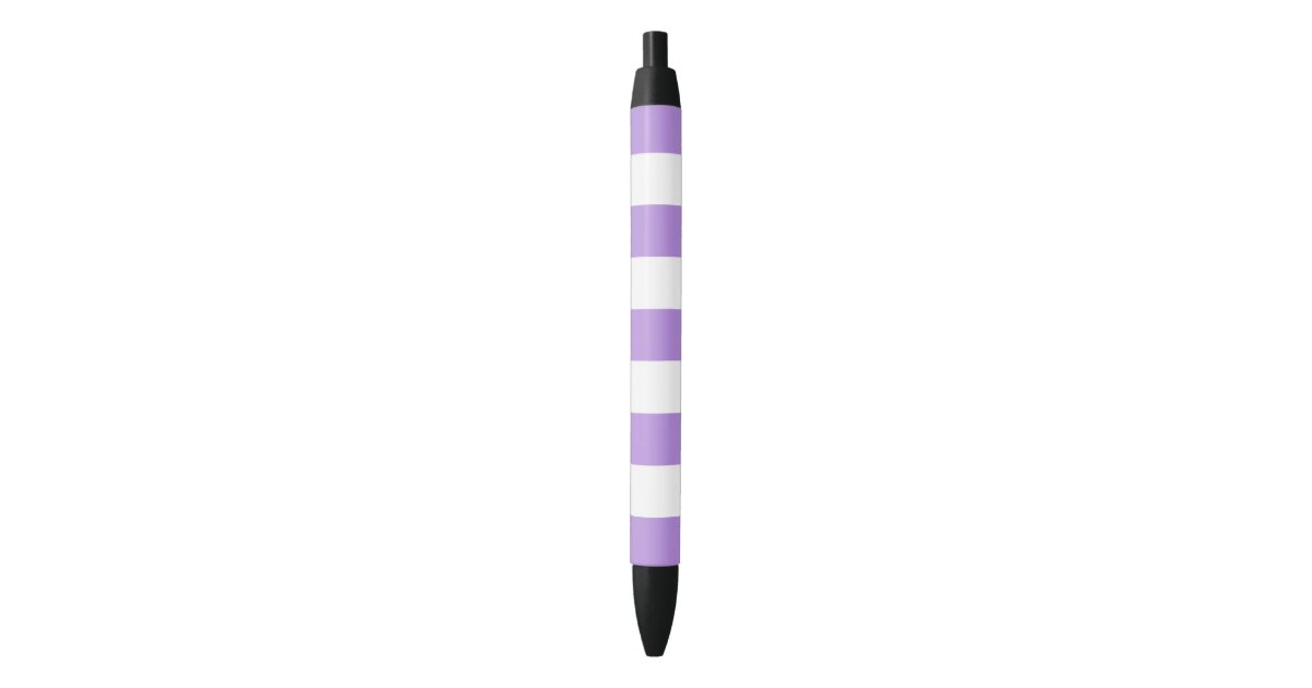 Purple Stripes, White Stripes, Striped Pattern Pen | Zazzle