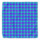Purple Teal Checker Diamond Pattern Bandana | Zazzle