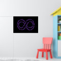 Purple Text Infinity Symbol Poster | Zazzle